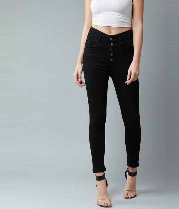 The Dry State Slim Women Black Jeans - JioMart