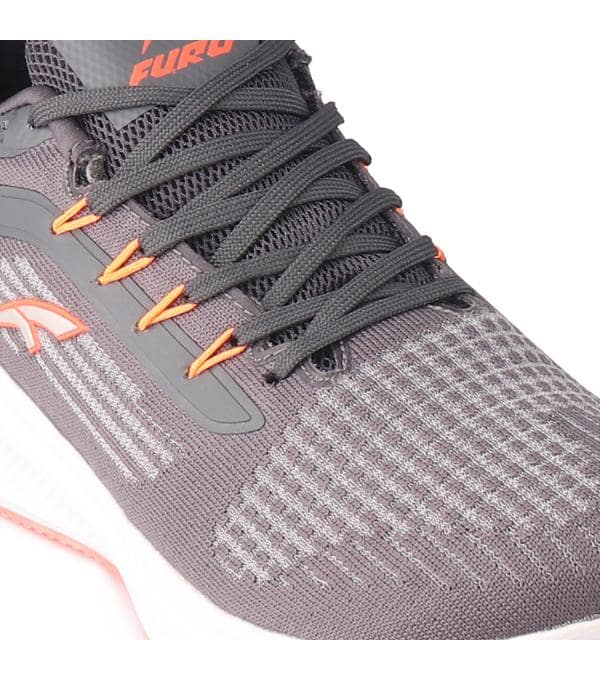 Furo Men's Grey Running Laceup Shoe - JioMart