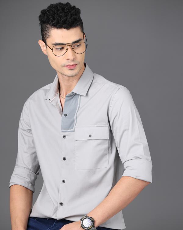 FOGA CLOTHING Men Popline solid Casual shirt - JioMart