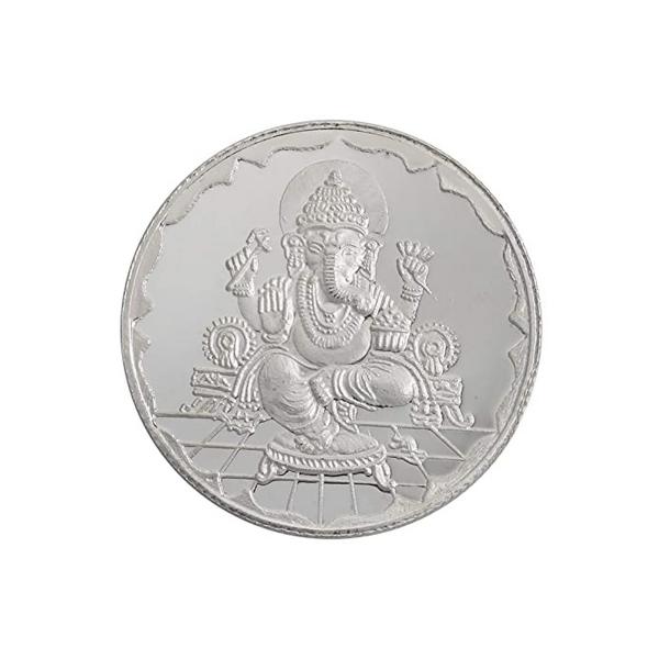 Bangalore Refinery Silver 10g Lord Ganesh Coin Pack of 10 - JioMart