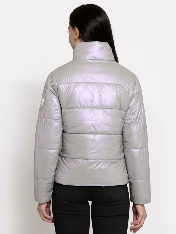 Mode By Red Tape Women Light Grey Jacket - JioMart