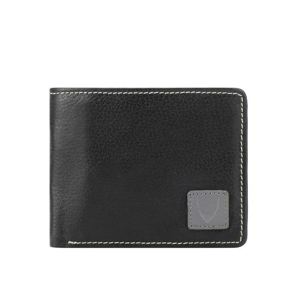 Hidesign Men Black Leather Wallet - JioMart