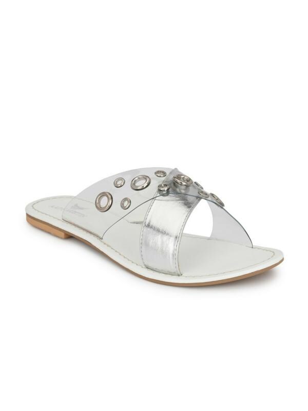 Aady Austin Women's Faux Leather White Slip-On Flats - JioMart