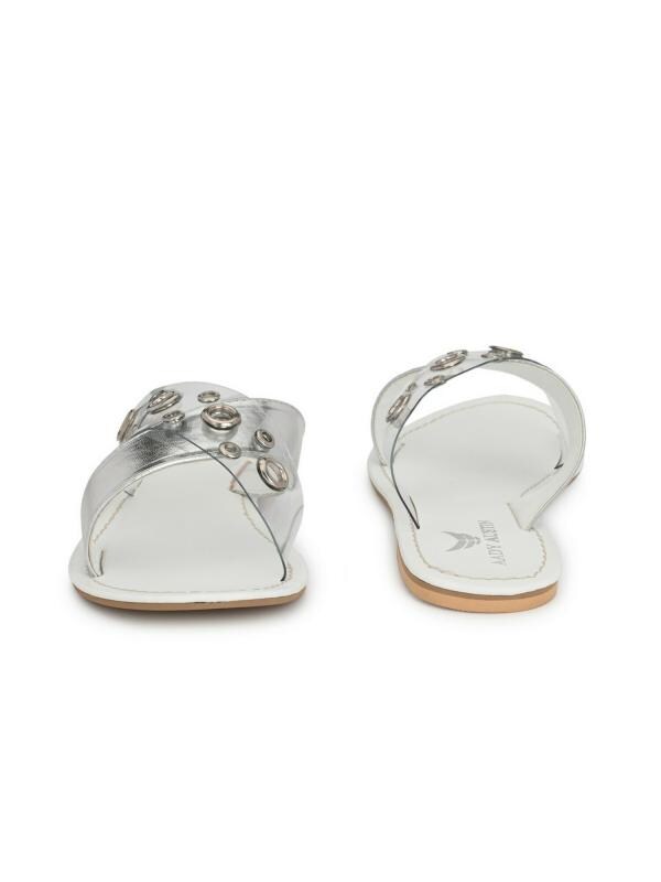 Aady Austin Women's Faux Leather White Slip-On Flats - JioMart