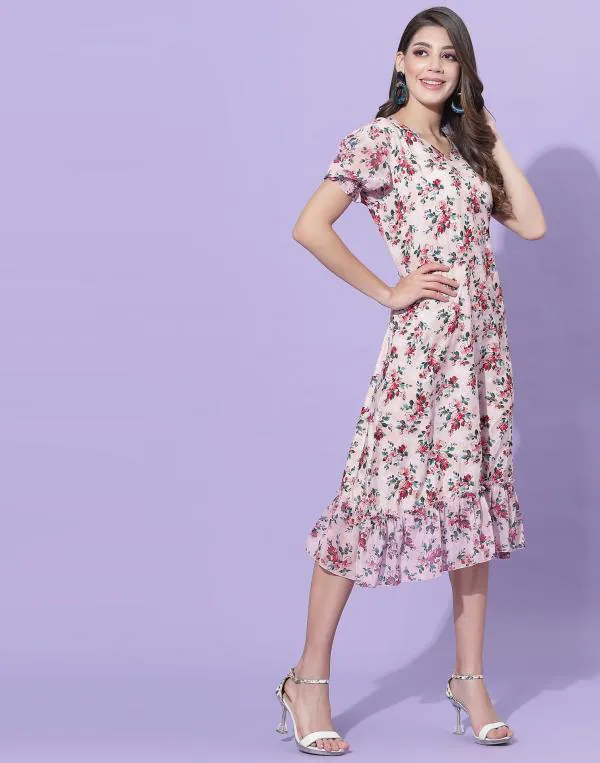 Selvia Women Pink Solid, Tie and Dye, Embellished, Self Design Lycra ...