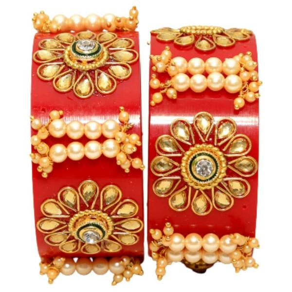 Zindura Red Kangan set for Girls (Pack of 2) - JioMart
