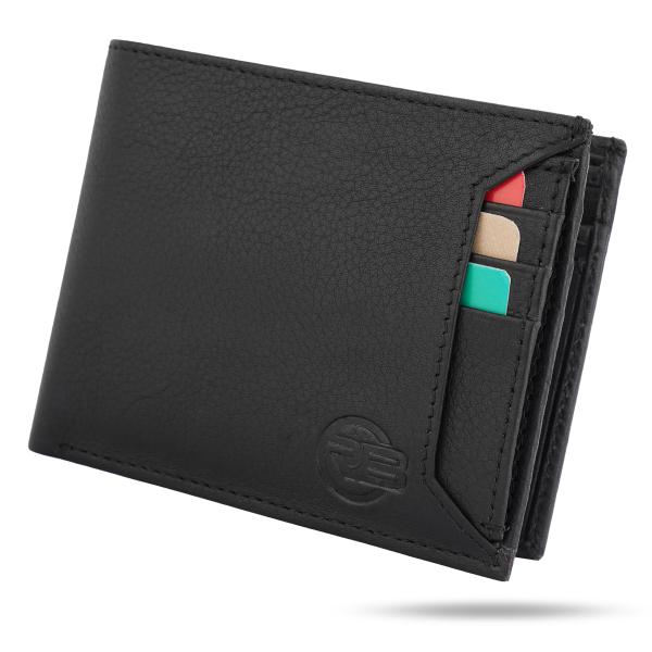 ROSS BROWN Black Leather Men's Leather Wallet - JioMart