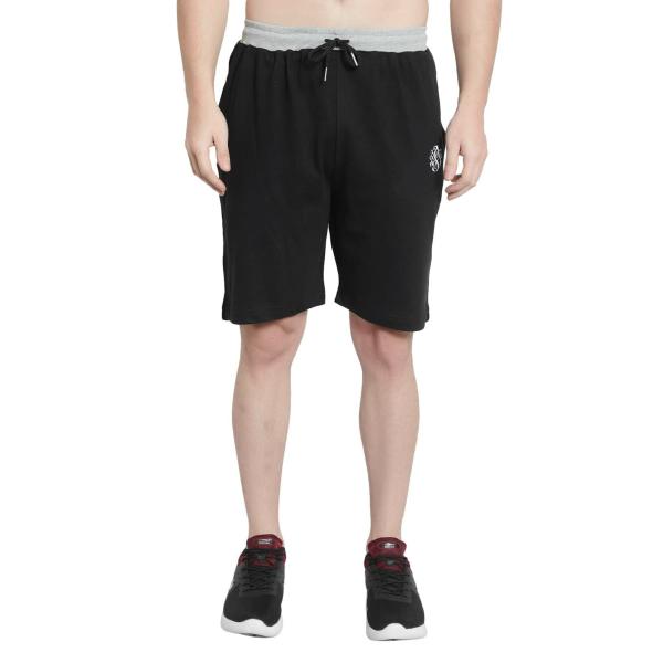 Oora Men Black, Navy Pack Of 2 Sports Shorts - JioMart