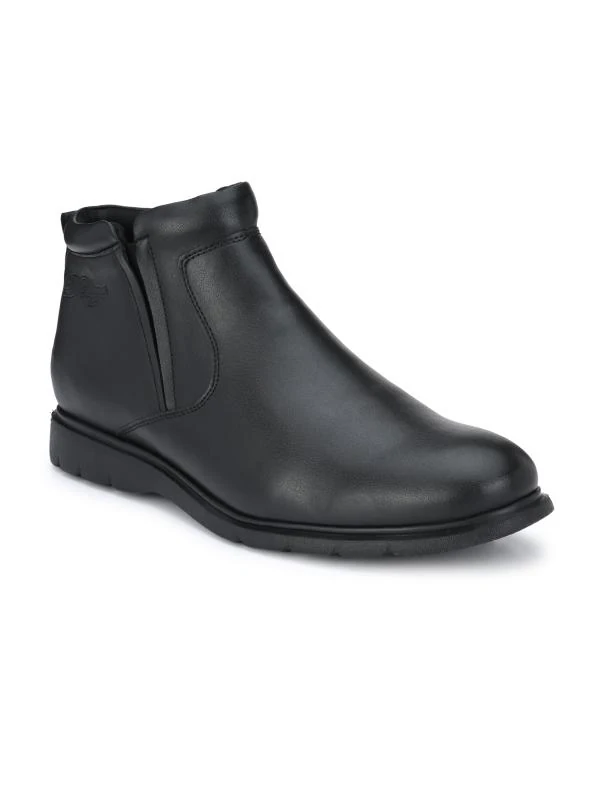 Delize Mens Black Formal Boots - JioMart
