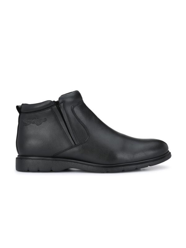 Delize Mens Black Formal Boots - JioMart