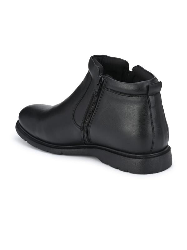 Delize Mens Black Formal Boots - JioMart