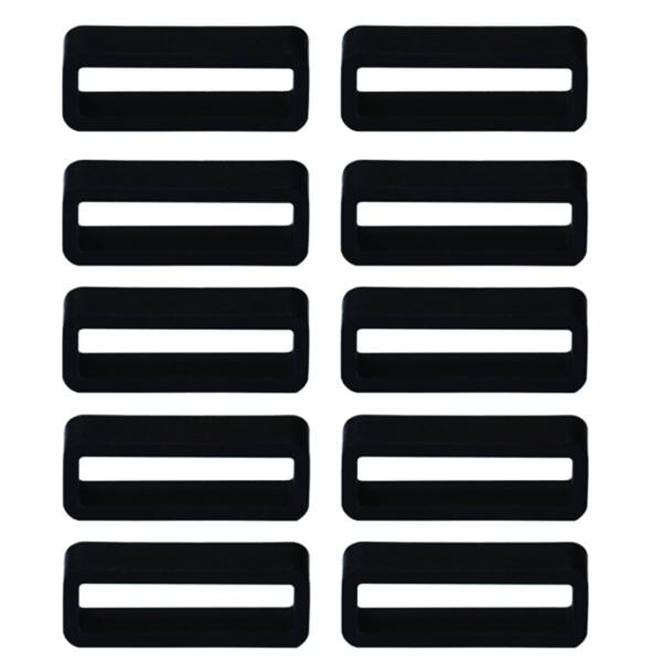 Aroa Men's Rubber Silicone Watch Band Watch Strap Loops/Keepers Holder ...