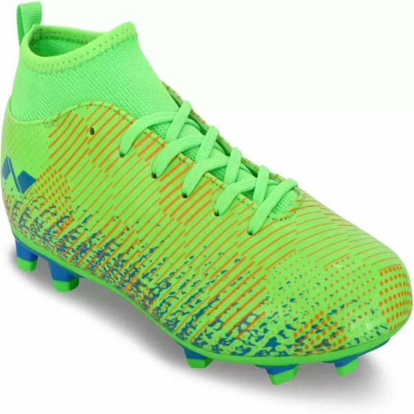 Nivia Pro Encounter 9.0 F.B Stud for Men-Neon Green/A.Blue UK-11 - JioMart