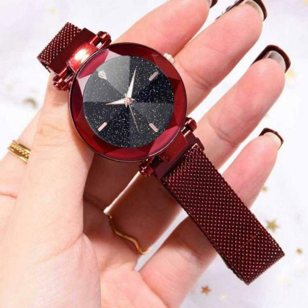 TRUE COLORS Analog Black Dial Red Strap Watch for Women - JioMart