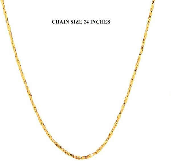 Goldnera Gold-Plated Brass Chain for Women - JioMart