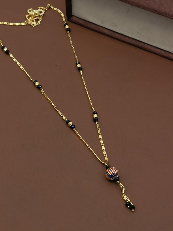 H R SALES - gold plated short simple pendal mangalsutra - JioMart