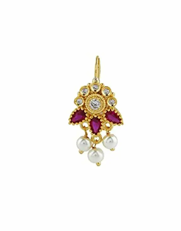 Anuradha Art Jewellery Gold Plated Bugadi Earrings (Women) - JioMart