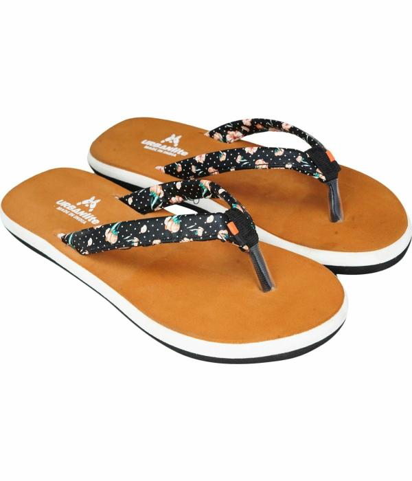 Urbanlite Tan Slippers for Women - JioMart
