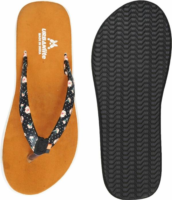 Urbanlite Tan Slippers for Women - JioMart