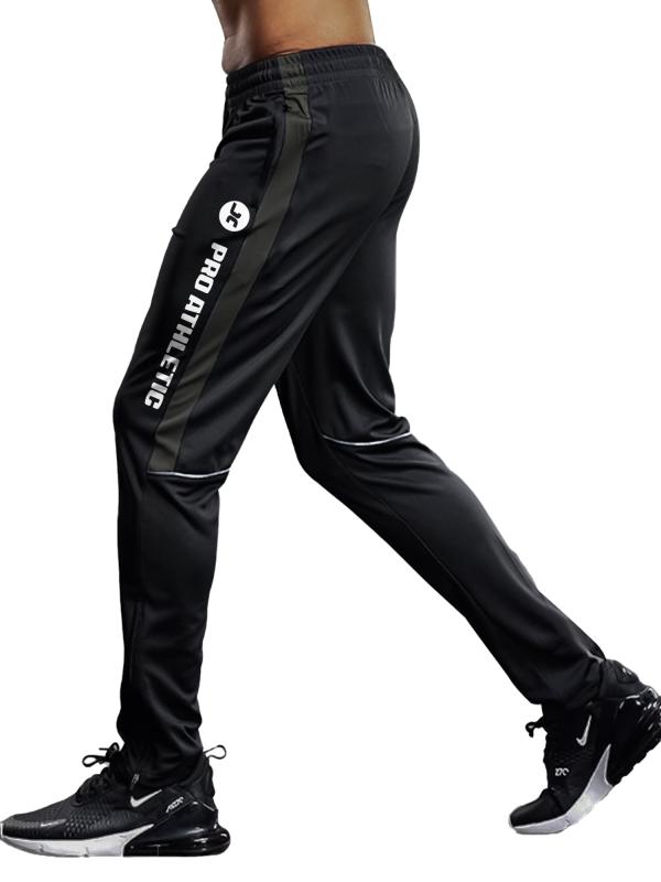 Jump Cuts Mens ColorBlock Black and Grey Polyester Slim Fit Trackpant ...