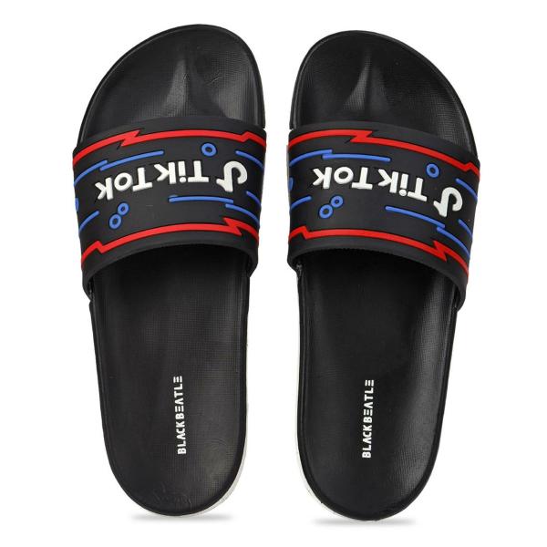 Blackbeatle Tik-Tok Filp Flop, Black - JioMart