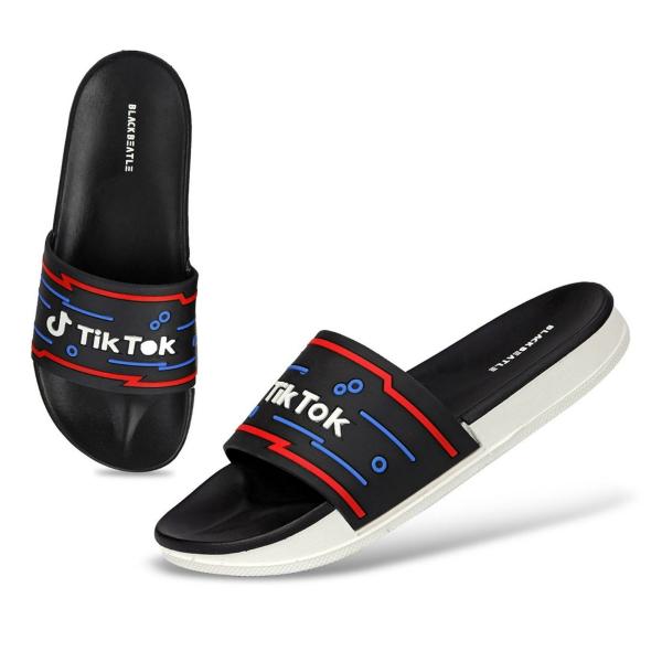 Blackbeatle Tik-Tok Filp Flop, Black - JioMart