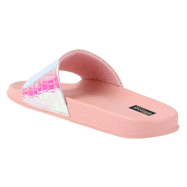 SHOETOPIA Pink Slides - JioMart