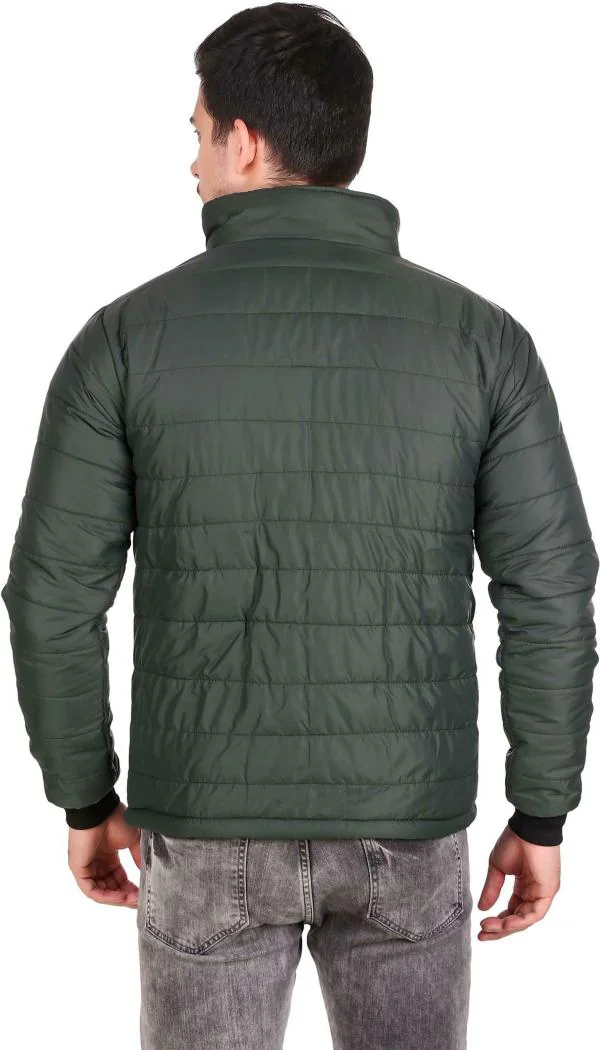 Christy World Men Dark Green Quilted Jacket - JioMart