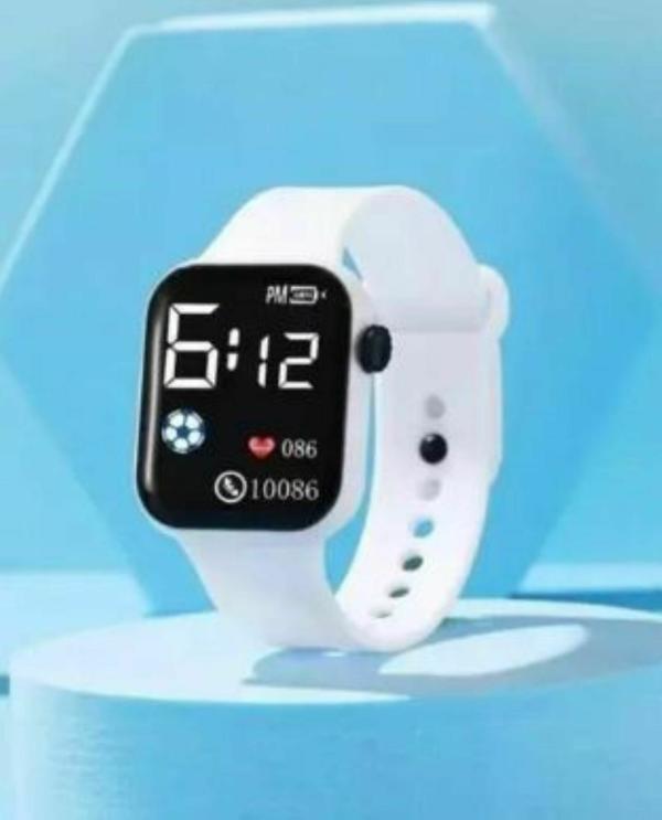 MVS Stylish Look With Dummy Icons Dial LED Digital Watches For Kids ...