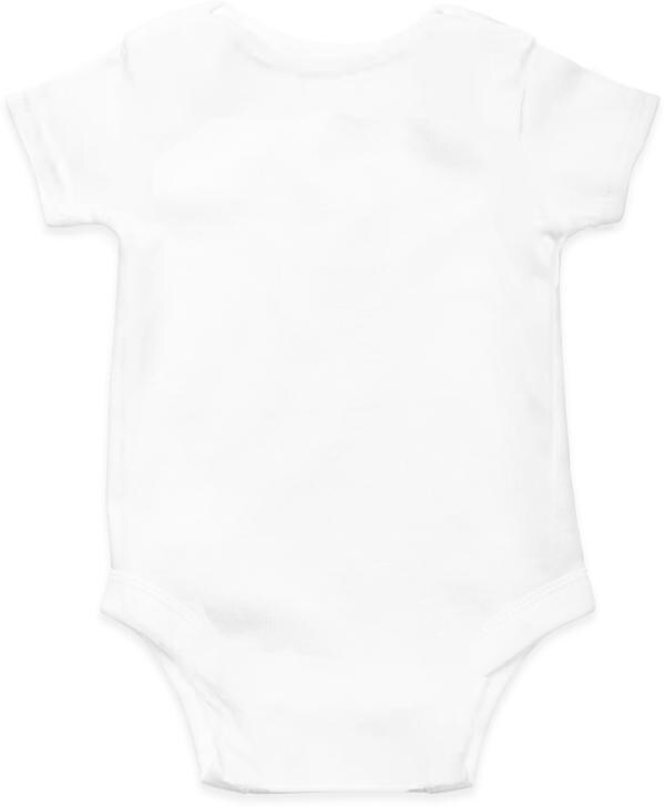 Inkwale Graphic Unisex White Cotton Romper (9-12m) - JioMart