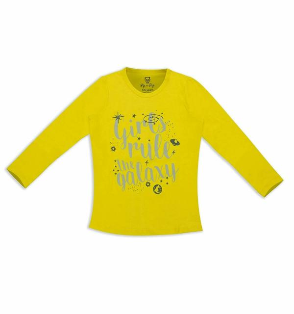 PIP N PAP Girls Multicolor Cotton T-Shirt (Pack of 5) - JioMart