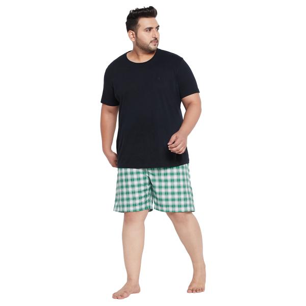 Bigbanana Men Plus Size Lago Checked Boxers - JioMart