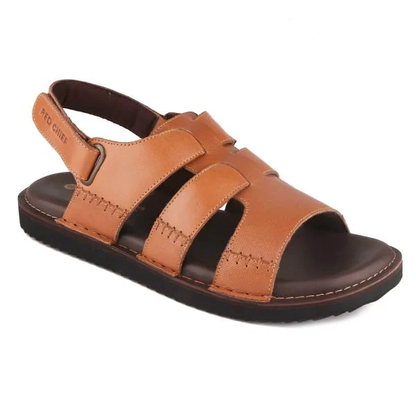 Red Chief Men's Tan Leather Sandals - JioMart