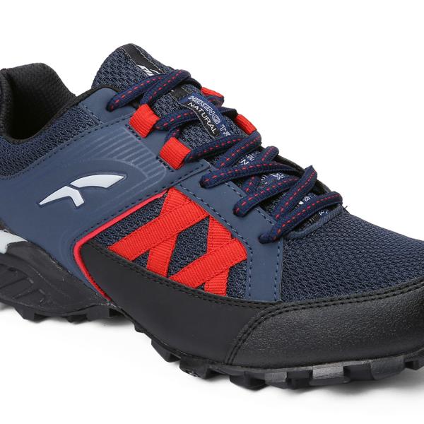 Furo Men's Eve Blue/Hrisk Red Hiking Laceup Shoe - JioMart
