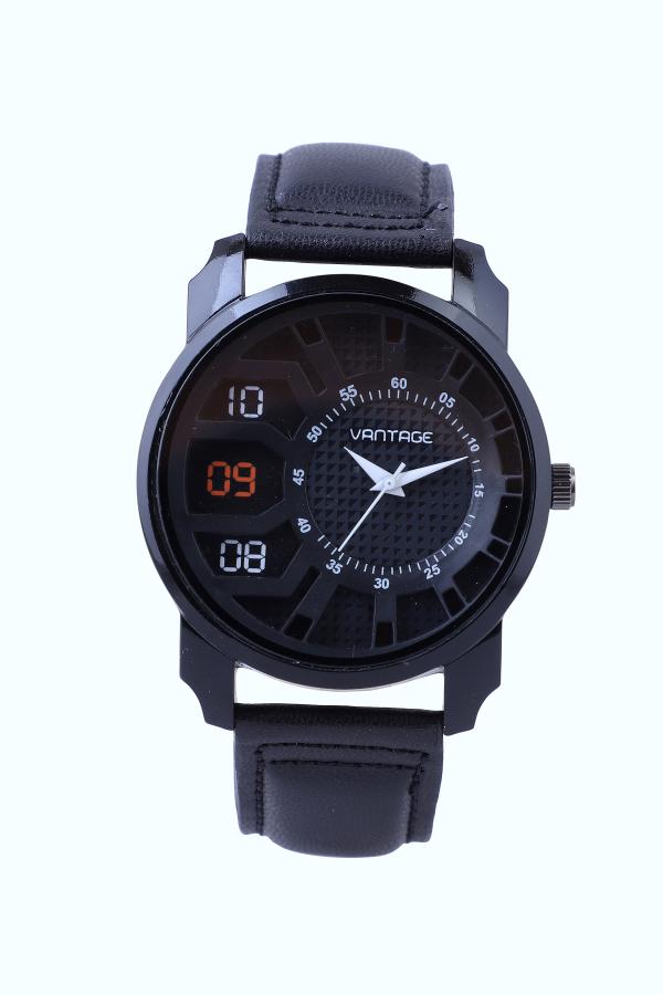 VANTAGE Analog Black Dial Watch For Man - JioMart