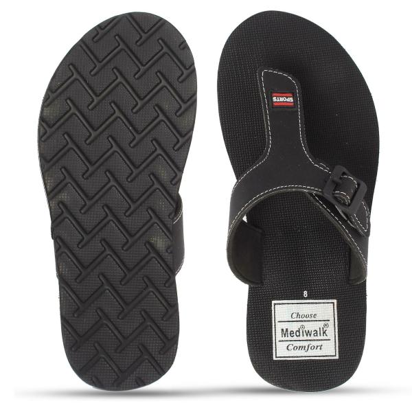 Mediwalk's EVA|Premium|Comfort Black Slippers/Flipflops for women - JioMart