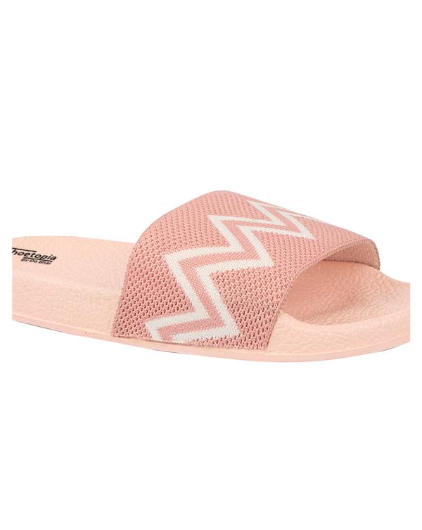 Shoetopia Pink Slides for women - JioMart