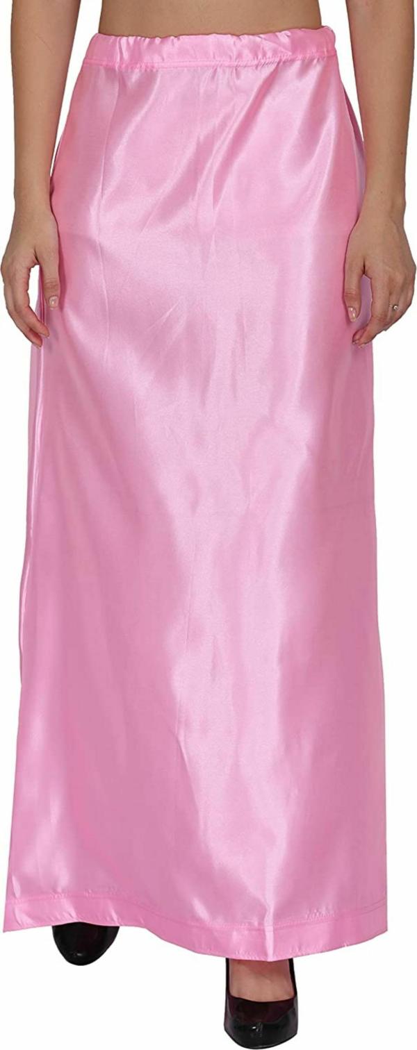 Guddan Baby Pink Pure Satin Petticoat (Free Size) - JioMart