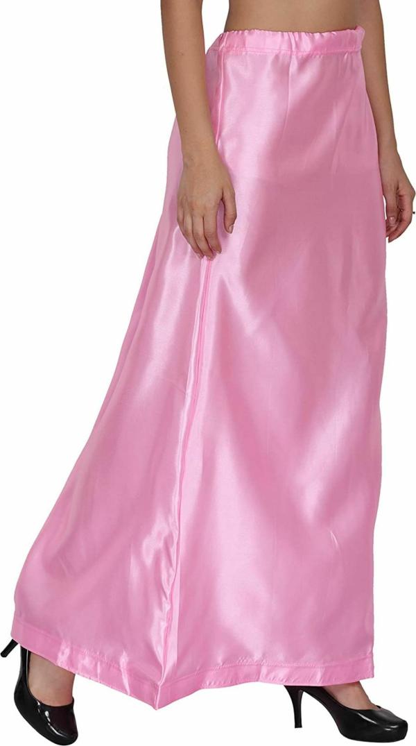 Guddan Baby Pink Pure Satin Petticoat (Free Size) - JioMart