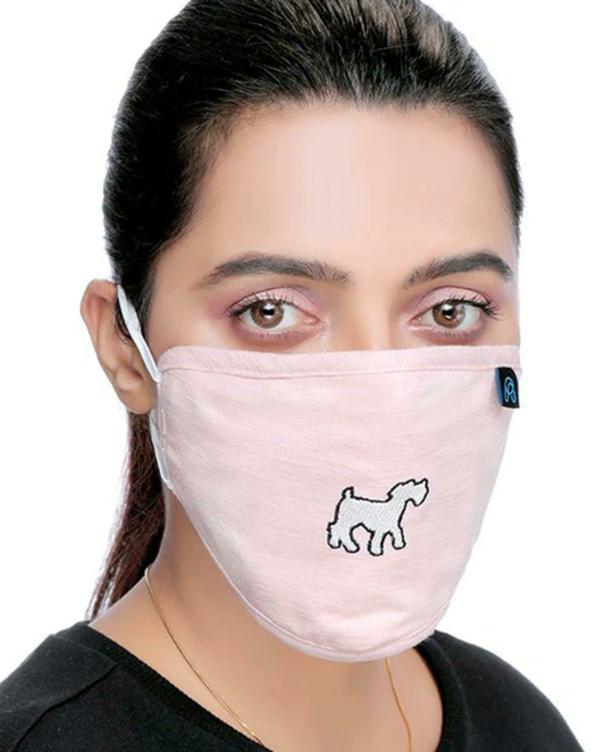 Papa Brands Women Black Typographic Masks - JioMart