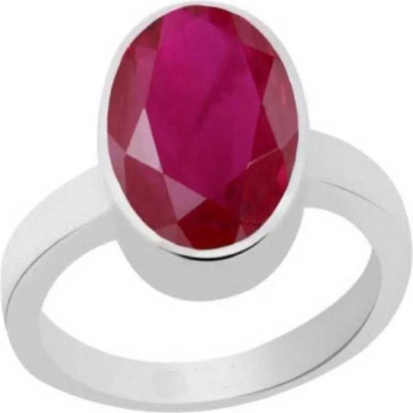 Aurra Stores Ruby/Manik Ring Certified Panchdhatu Birthstone/Astrology ...