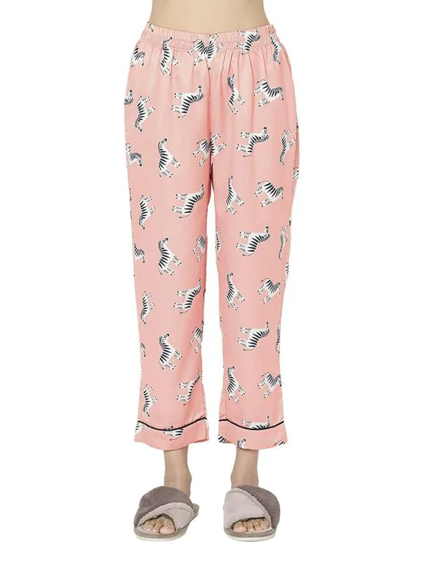 Smarty Pants Women Pink Satin Pajama Set (Pack of 1) - JioMart