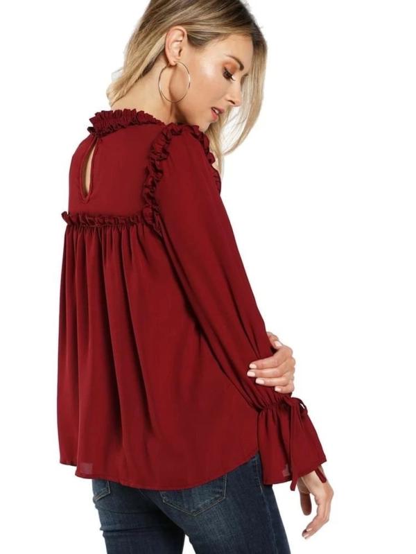 RW RIMSHA WEAR Women's Khaki high low semi formal top - JioMart