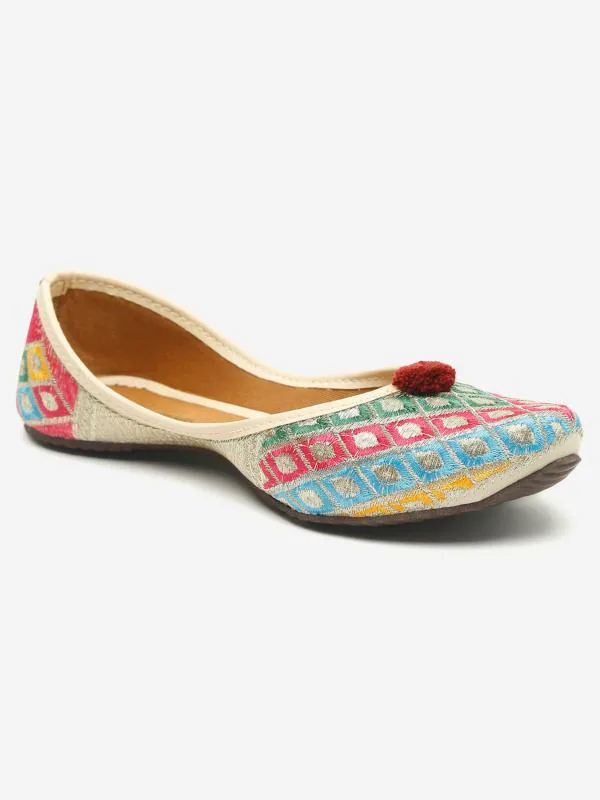Glam Story Jutis For Women (Multicolor) - JioMart