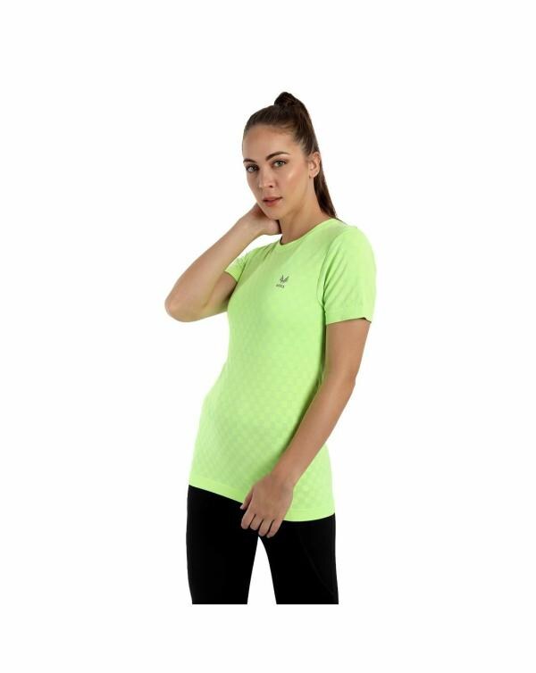 Heka Women Chess Move Tee Neon Green - JioMart