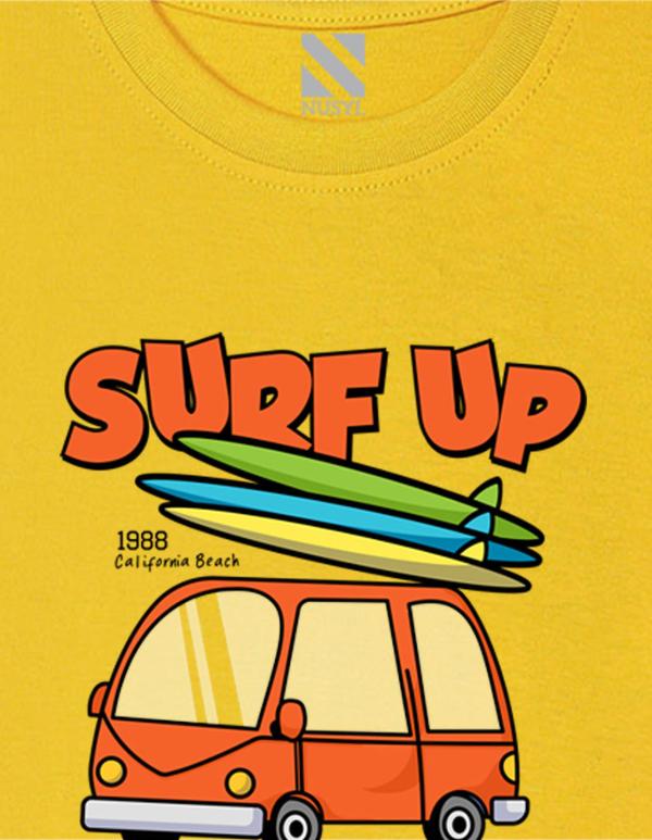 Nusyl Boys Yellow Surf up Printed t-shirt - JioMart
