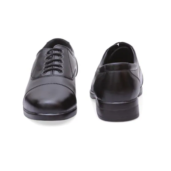 SCEPTRE Black Genuine Leather Police Shoes and Office Uniform dress ...