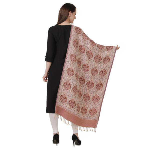 EVAZ Stylish Woolen Stoles For Women's -Peach - JioMart