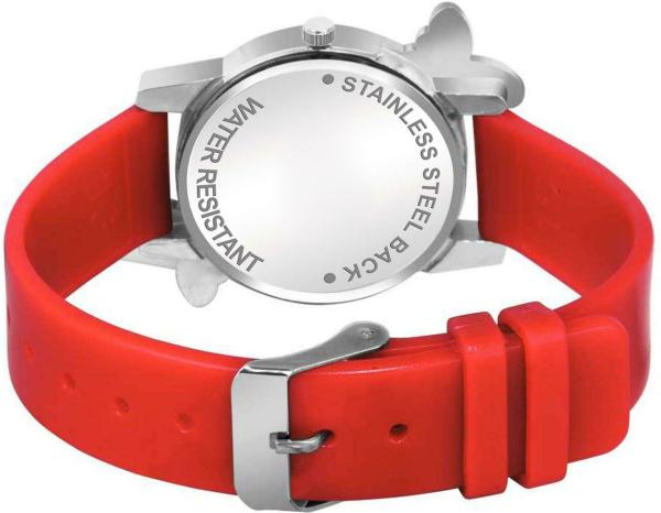 Rozti Analog Red Dial Red Strap Watch for Women (Pack of 2) - JioMart