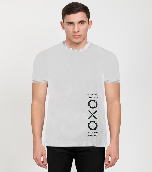 STITCH KNOT Round Neck OXO Print White - JioMart